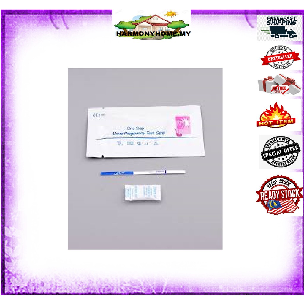 UPT MURAH!! URINE PREGNANCY TEST STRIP (min order 5 pcs) | Shopee Malaysia