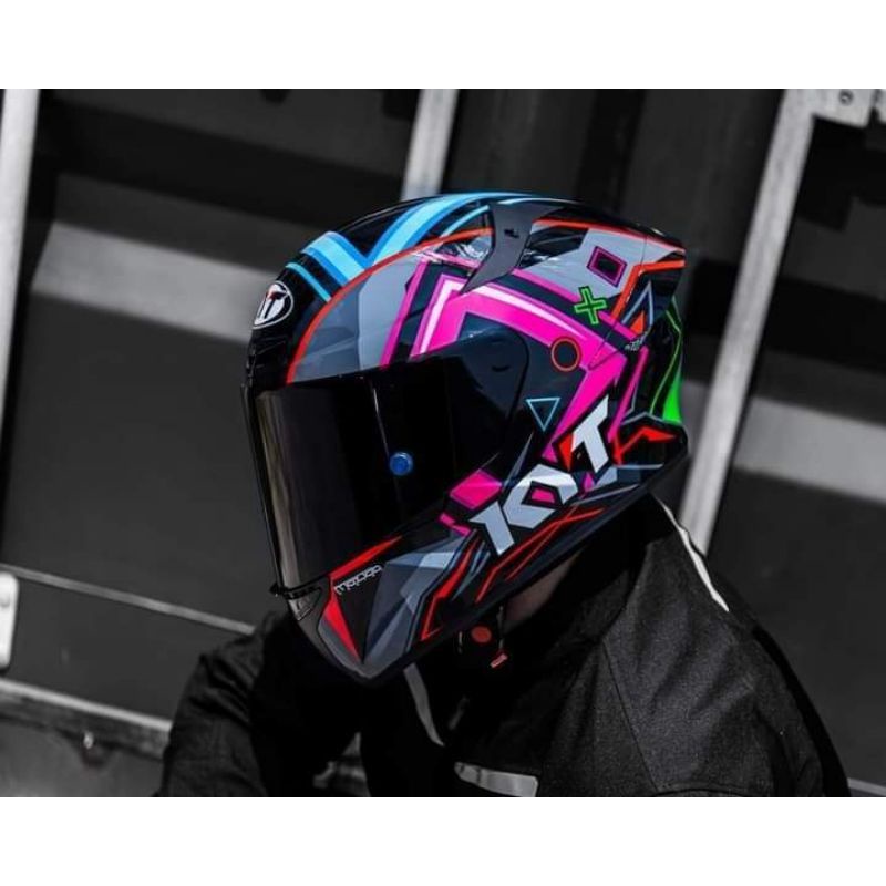 KYT TT COURSE RATHAPARK PLAY FULLFACE HELMET 100% ORIGINAL | Shopee Malaysia