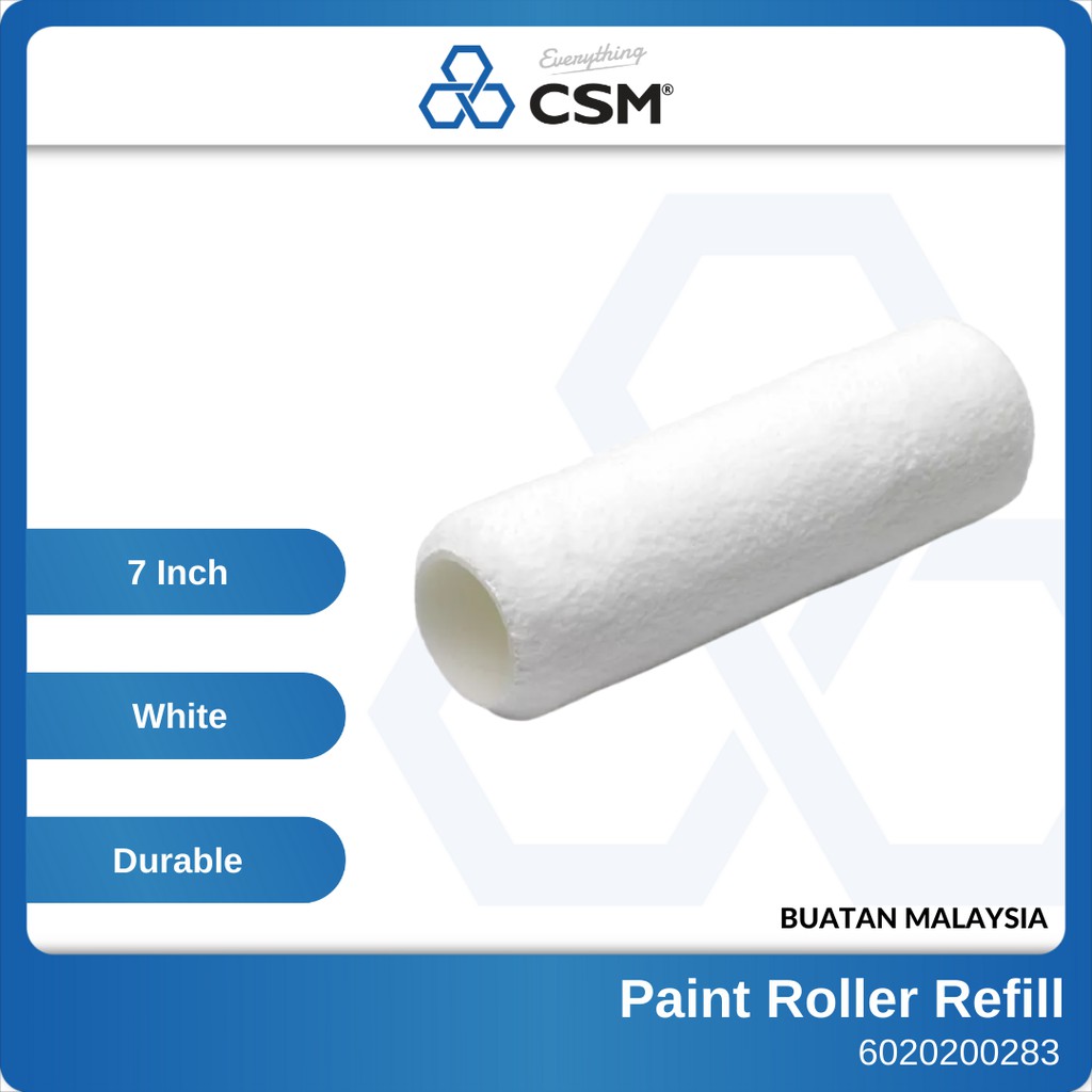CSM 1p 7" Anlon Anza Paint Roller Refill LAMBWOOL PAINT ROLLER SOLVENT ...
