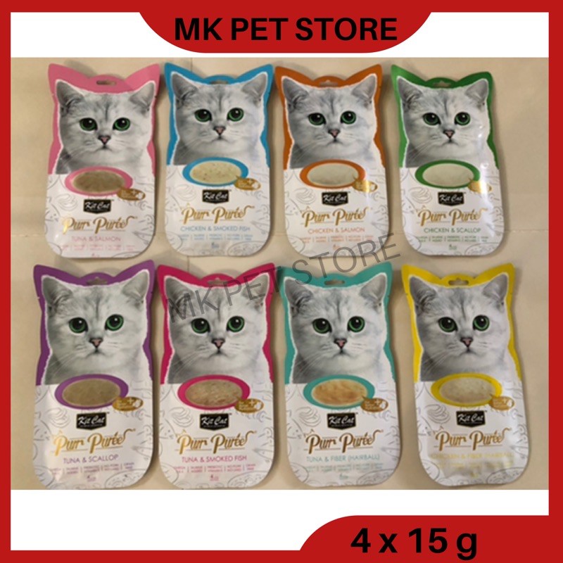 Kit Cat Purr Purée Cat Treat (4 x 15g) | Shopee Malaysia