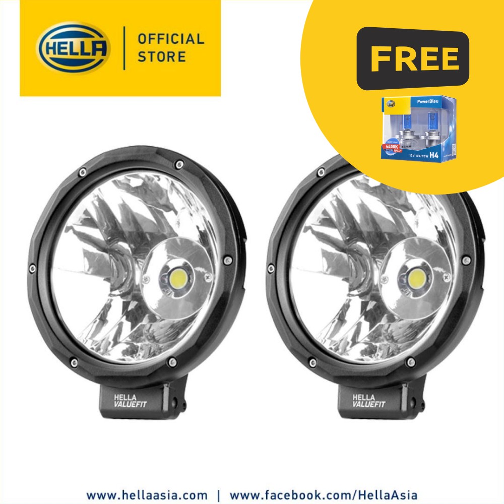 (Bundle of 2 pcs) HELLA VALUEFIT 7 inches LED Driving Lamp 1F7 357 200 ...