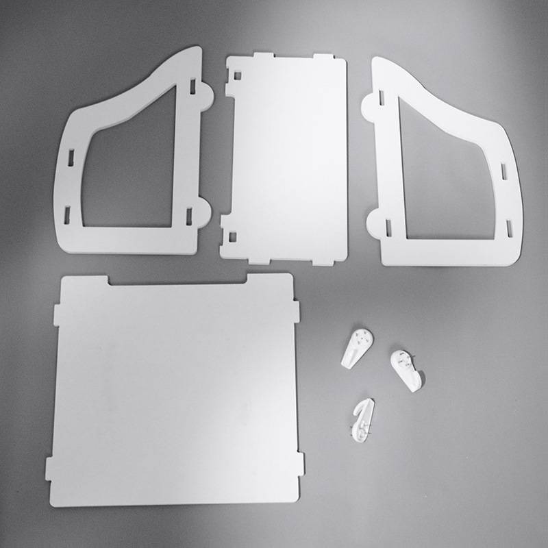 Wifi Router Modem Storage Rack Shelves 2 Layers Wall-mounted TV Box ...