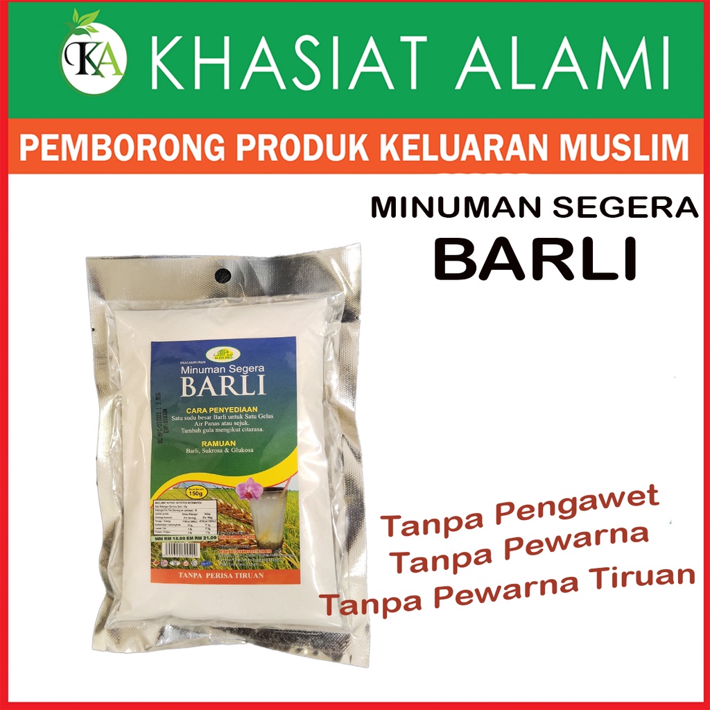 MINUMAN SEGERA BARLI 150G - Barli Fast Drink - Melegakan Panas Badan ...