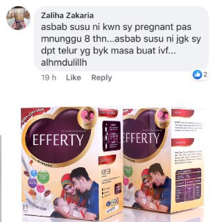 SUSU SUBUR EFFERTY (FREE OPK / UPT + VIDEOS + EBOOK) | Shopee Malaysia