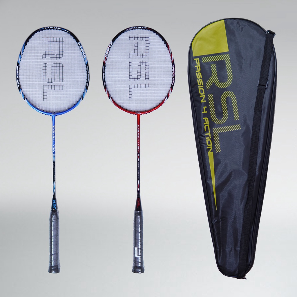 RSL 2 in 1 Racket Sepasang Combo (2 racket in bag) Free Bag | Shopee ...