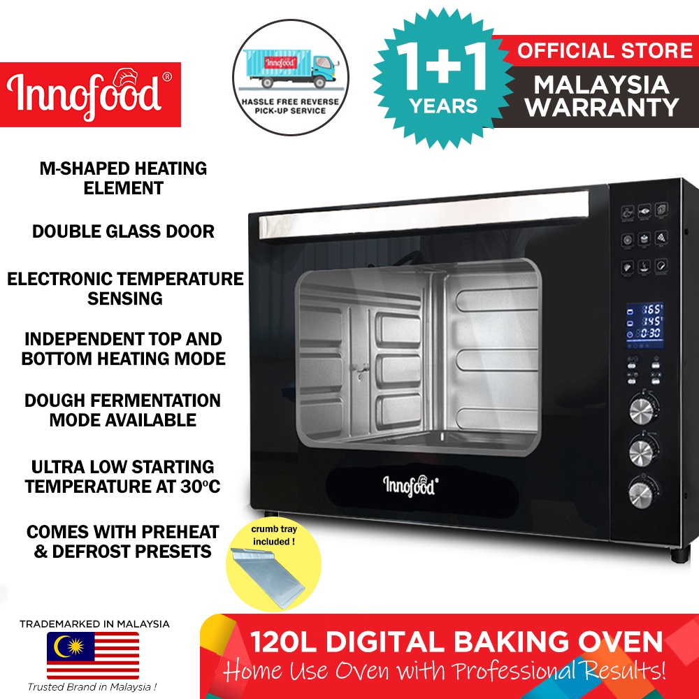 Innofood Digital Electric Oven with Thermal Sensing (120L) CL120B ...