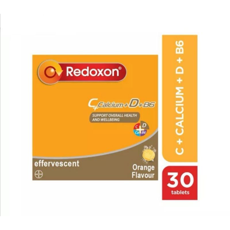 REDOXON CALCIUM +D +B6 effervescent 30's/ 10's tablets | Shopee Malaysia