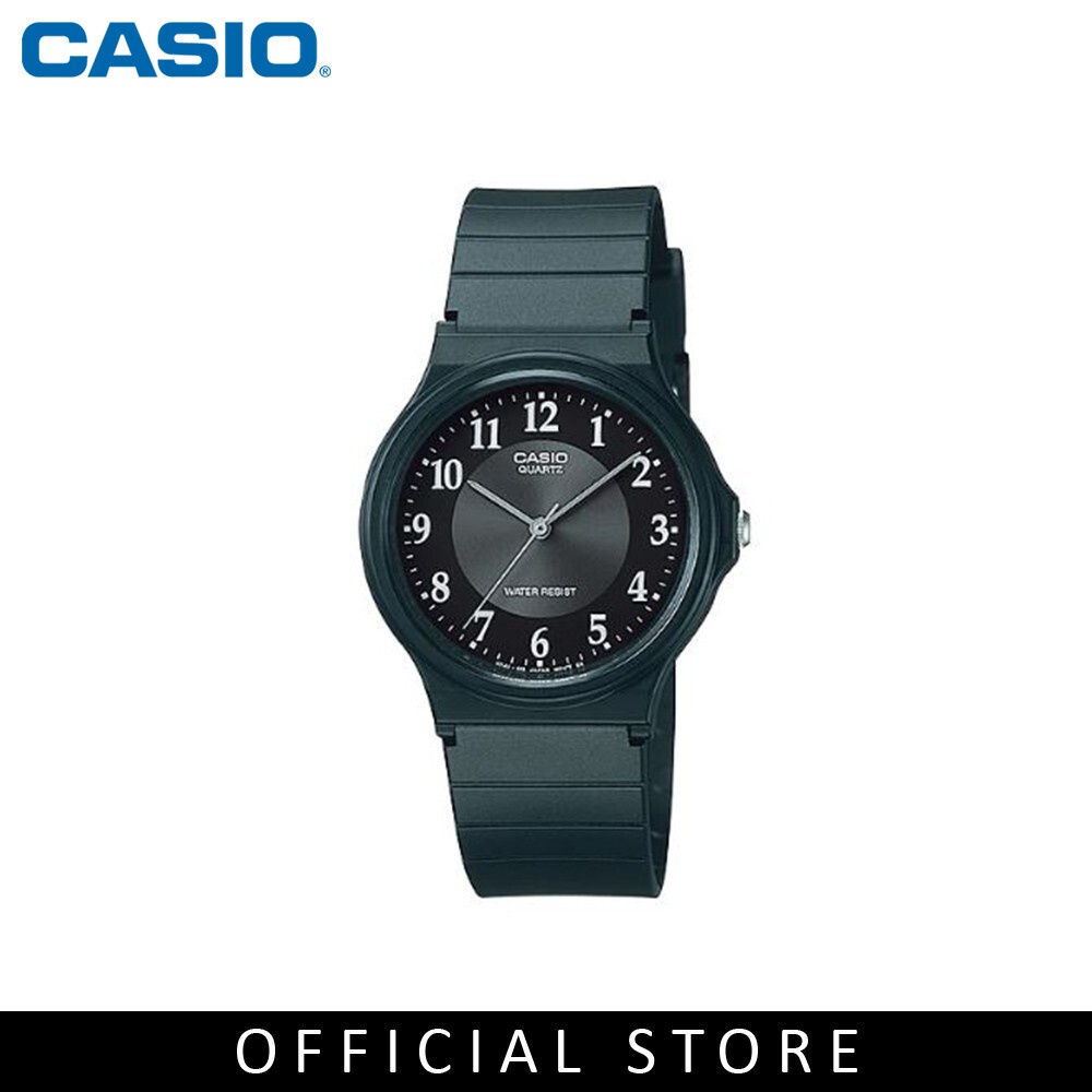 Casio General MQ-24-1B3 Black Resin Band Men Youth Watch | Shopee Malaysia