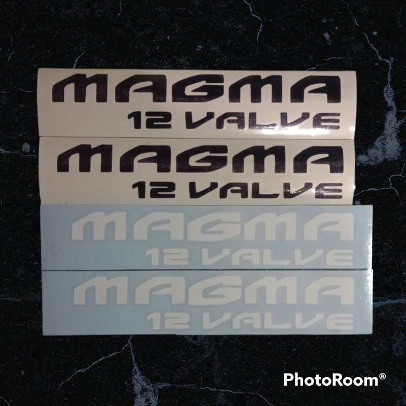 MAGMA 12VALVE Sticker / Car Decal Automotive Die-Cut Vinyl Sticker ...