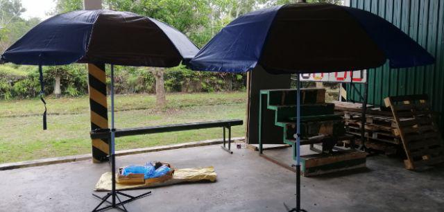 itop 8' (2.5m) Round Night Market Umbrella Canopy Kanopi Payung Bulat ...