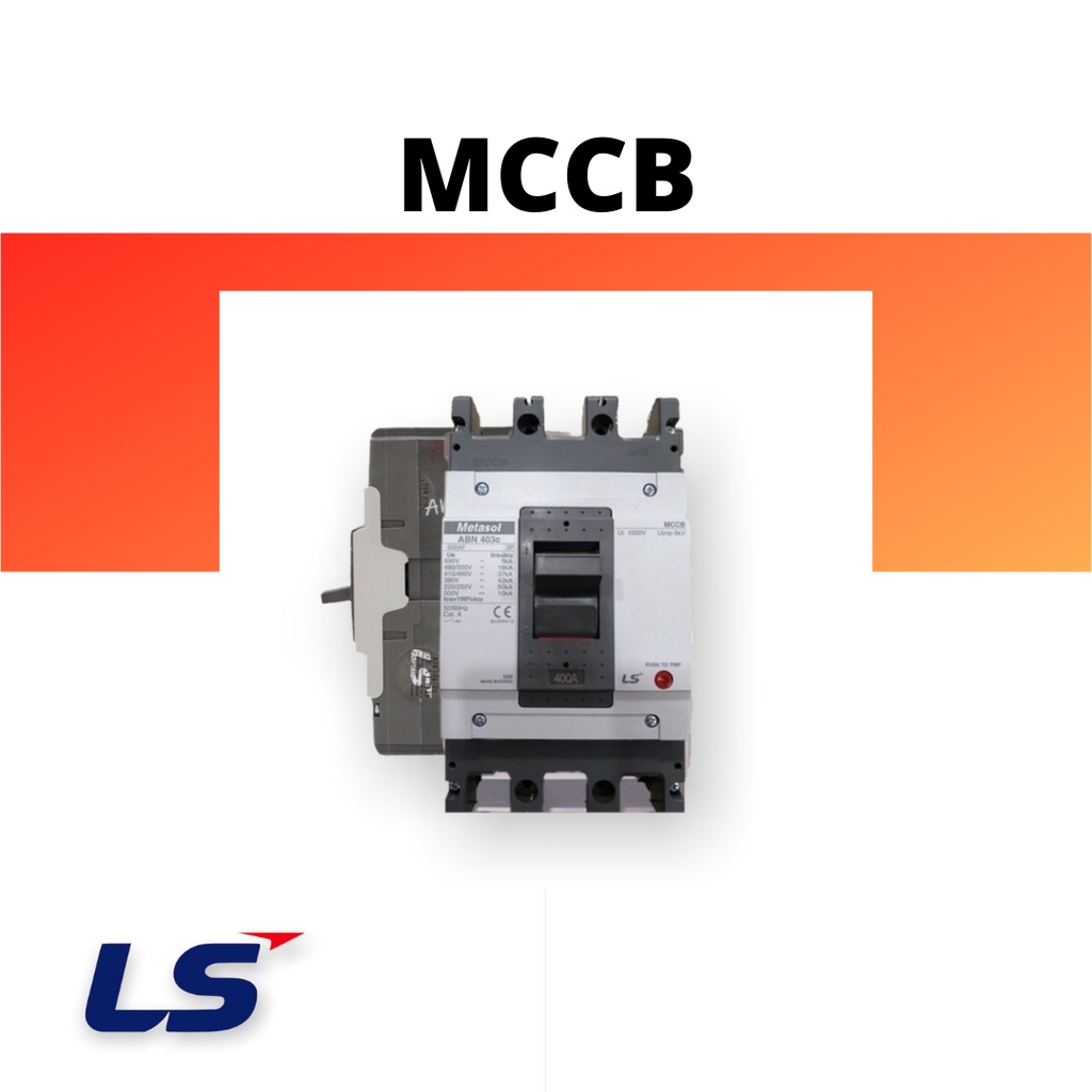 LS (METASOL) MCCB ABS103C 15A/20A/30A/40A/50A/60A/75A/100A/125A 3POLES 37KA MCCB | Shopee Malaysia