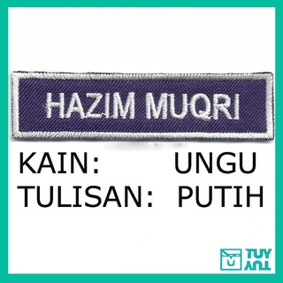 NAMA SULAM SEKOLAH SCHOOL NAME TAG Name Tag Sulam/Student Name Tag With ...