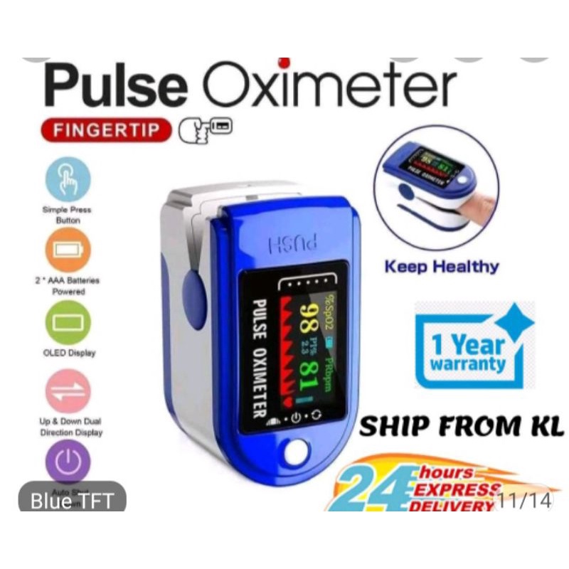 oximeter oxygen pulse Alat check oksigen dalam darah | Shopee Malaysia