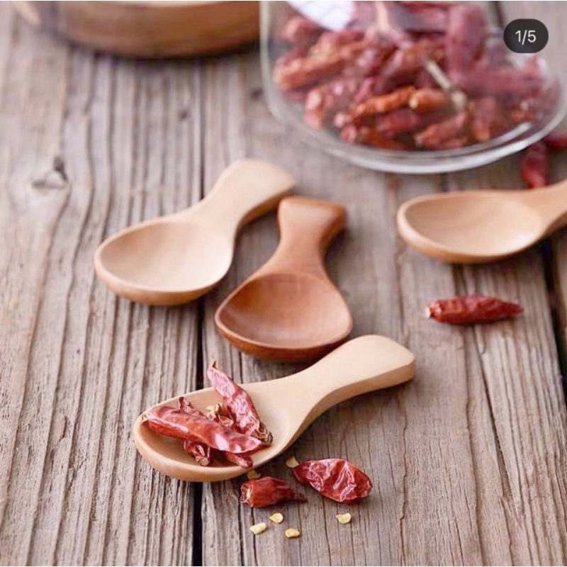 Wooden Spices Spoons / Sudu Kayu | Shopee Malaysia