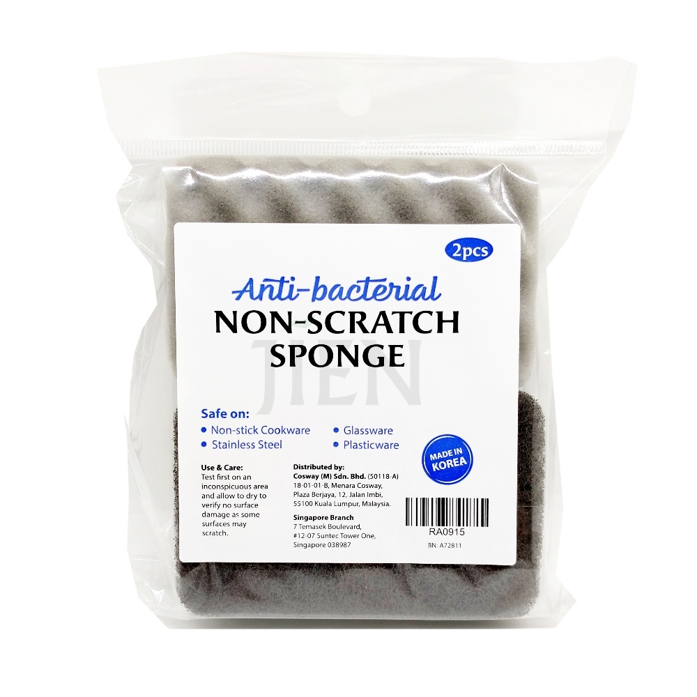 Span Basuh Pinggan Antibakteria Tidak Mencalar, Dish Wash Sponge ...