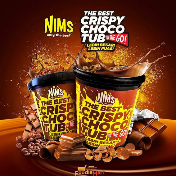 FOODIEMART NIMS Crispy Choco Tub 1x300g - Coco Ball/ Coco Crunch Mini ...