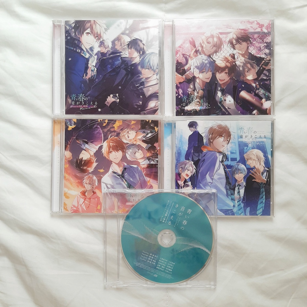 Drama CD Idol Aoi Haru Oto ga Kikoeru vol 1-4 tokuten SET | Shopee Malaysia