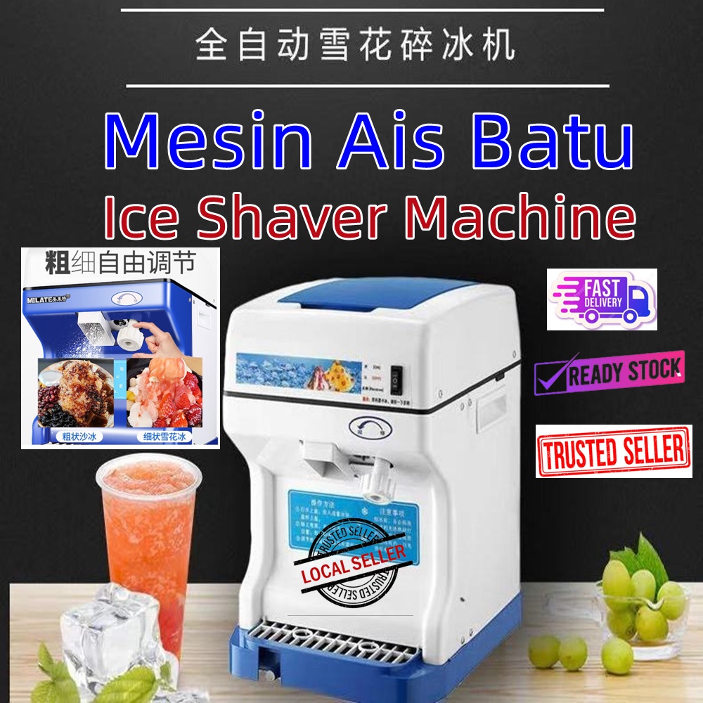 Mesin ABC Ais Batu Commercial 168 Ice Crusher Snow Ice Shavers | Shopee ...