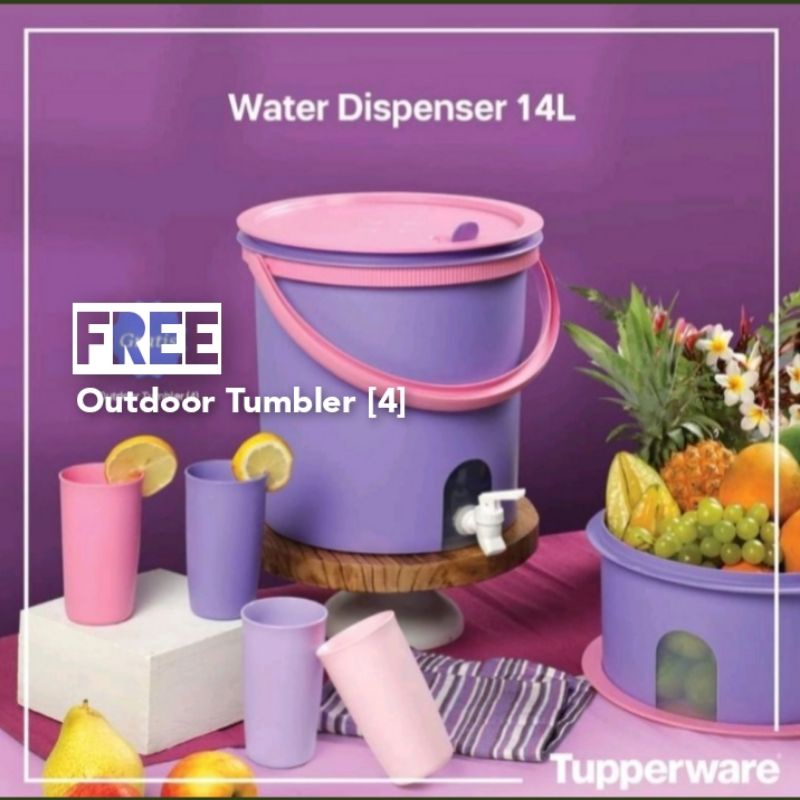 TUPPERWARE WATER DISPENSER ~ FREE TUMBLER [TUPPERWARE INDONESIA ...