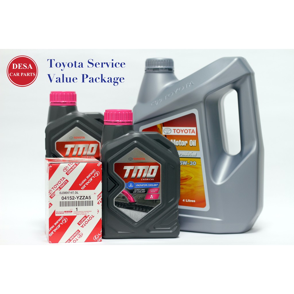 Toyota Service Value Package with Genuine Toyota Semi-synthetic Engine ...