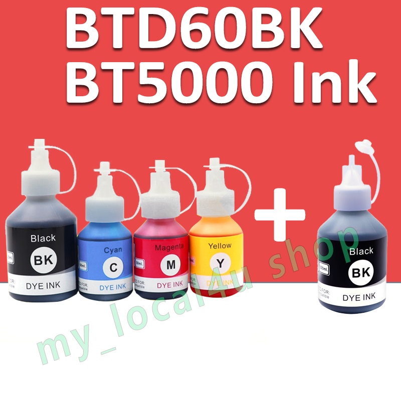Brother BTD60BK BT6000 BT5000 ink BT5000 BT6000 ink refillable ...