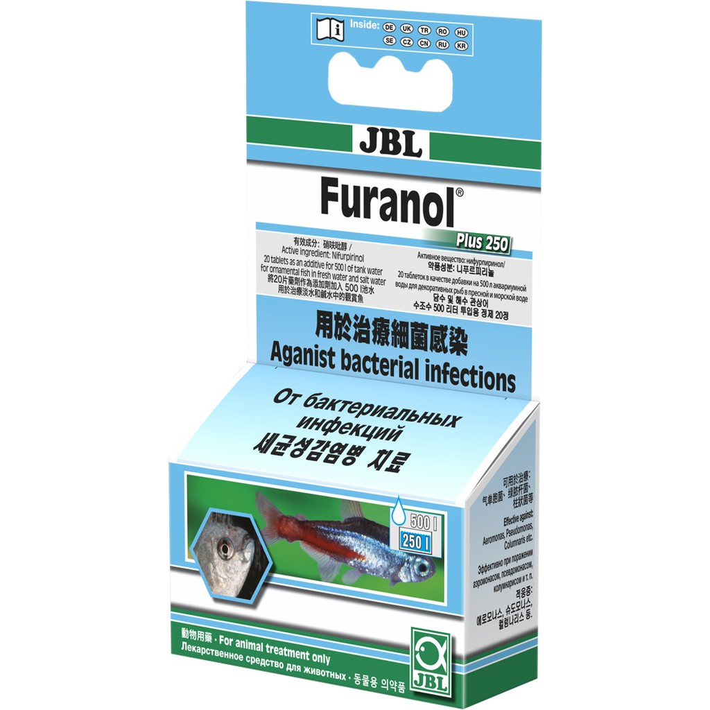 JBL Furanol Plus 250 Fish Medicine against All kinds of Bacteria ...