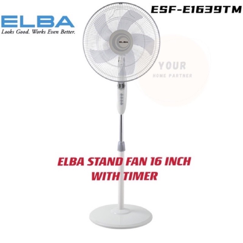 Elba Stand Fan 16 Inch ESF-E1639TM | Shopee Malaysia