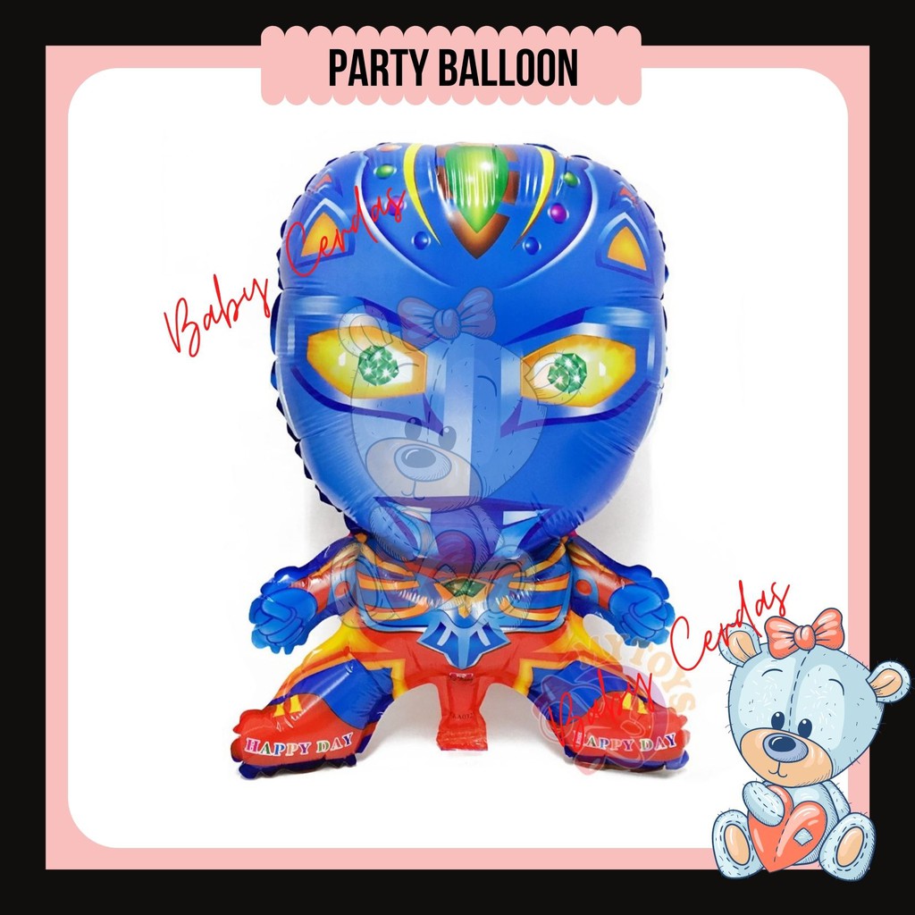 Belon Ultraman Balloon Party Decoration Birthday Balloons Toys for Kids ...