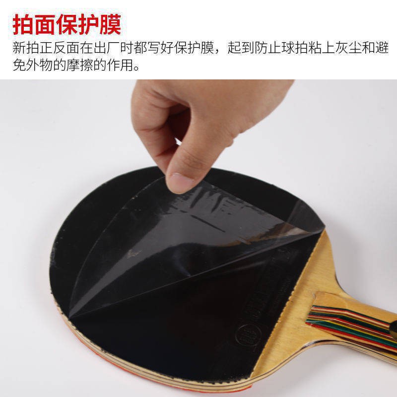 Table tennis bat Raket pingpong enam-bintang latihan raket berganda ...