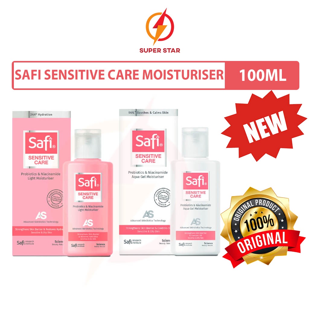Safi Sensitive Care Probiotics & Niacinamide Light Moisturiser / Aqua ...
