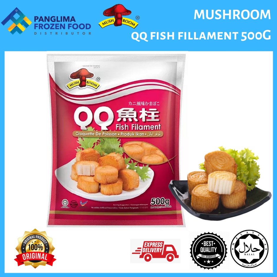 [Best Choice]【Wholesales Carton】MUSHROOM QQ FISH FILAMENT 500gm/pkt ...