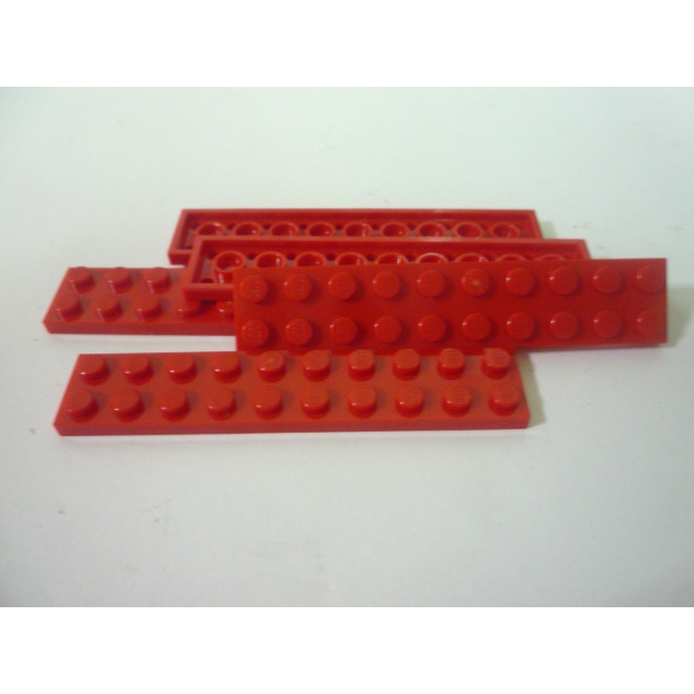 LEGO Genuine Bricks - 2x10 Plate - Red X 5 Pcs | Shopee Malaysia