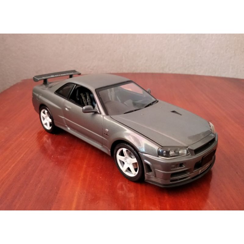 NISSAN GTR R34 1/24 Diecast Hotworks Racing | Shopee Malaysia