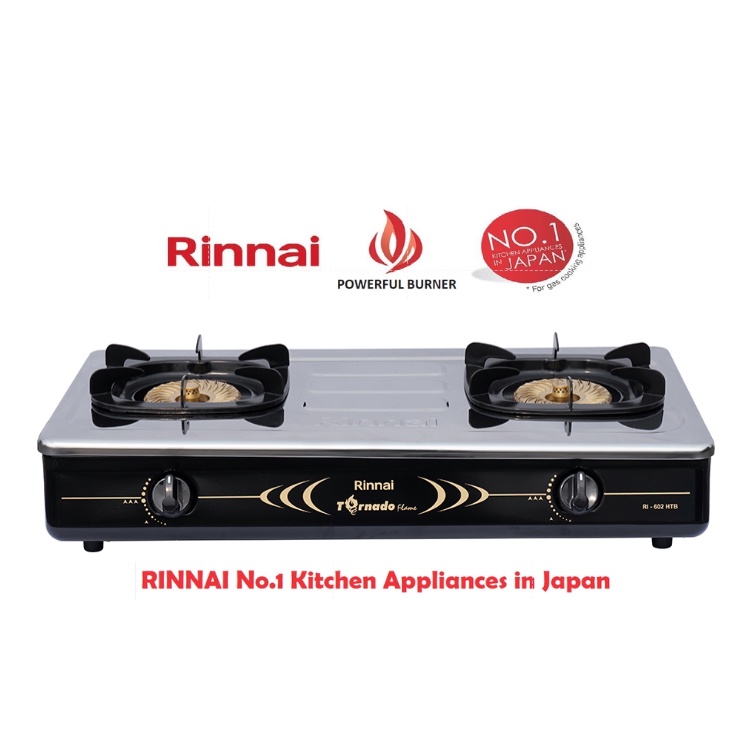 RINNAI GAS STOVE RI-602HTB-S | Shopee Malaysia