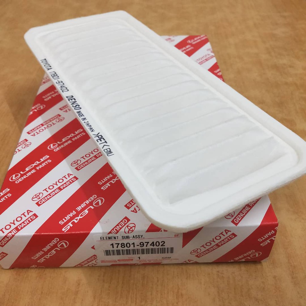 17801 - 97402 TOYOTA AIR FILTER For Toyota Passo K3 / Daihatsu Sirion ...
