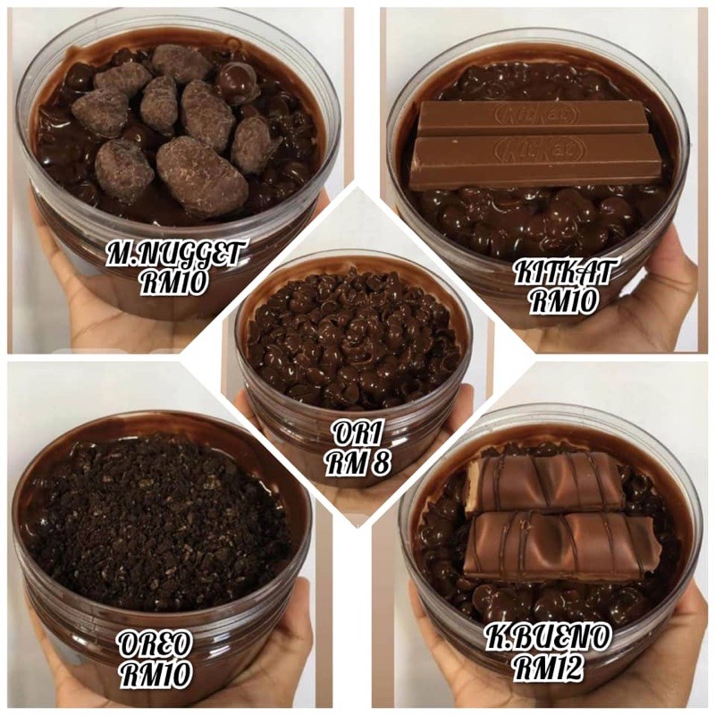 Choco Jar Baby Crunch Homemade with Topping Sedap | Shopee Malaysia