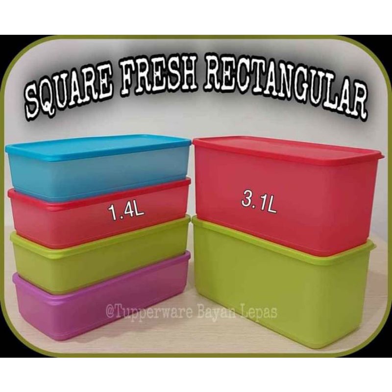 Tupperware So Fresh Rectangular Set | Shopee Malaysia