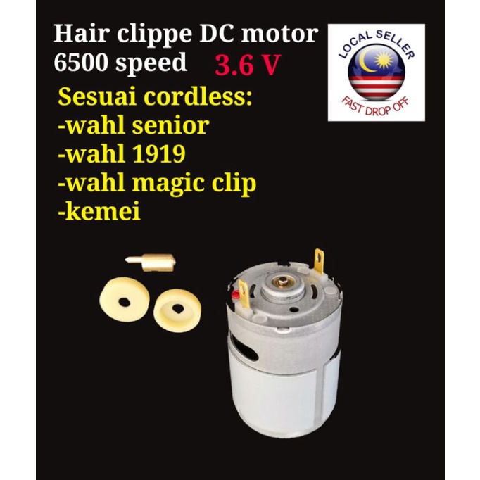 Hair Clipper Rotary Motor DC 3.6V Hair Clipper , 6500RPM for Wahl ...