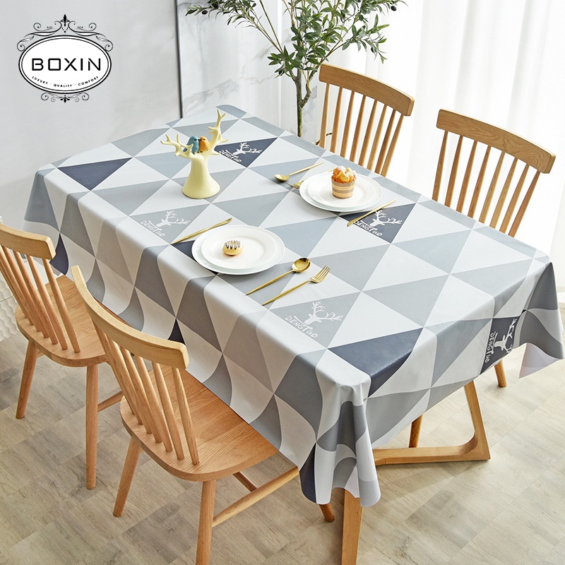 New Type Alas Meja Table Cloth PVC Water Proof Lapik Meja Plastic Table ...