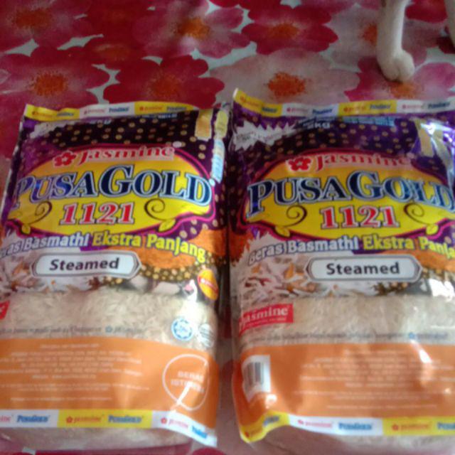 Jasmine Pusa Gold Beras Basmathi Extra Panjang 2kg | Shopee Malaysia