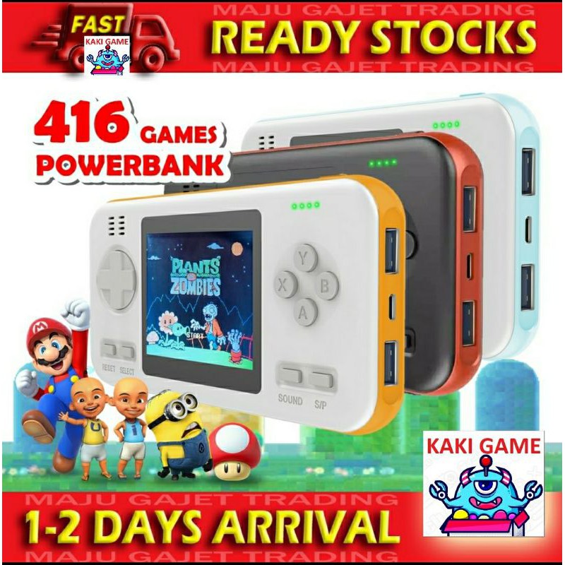 8000mAh Powerbank Handheld Game Console Powerbank With Game Mini ...