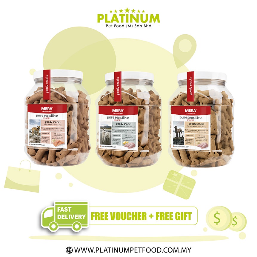 Mera Goody Snack 600gm (Turkey & Rice / Salmon & Rice / Turkey ...