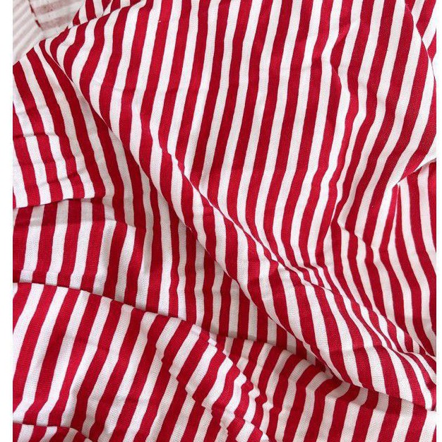 FABRIC STRIPE RED WHITE/KAIN BELANG MERAH PUTIH/KAIN JALUR/KAIN MERDEKA ...