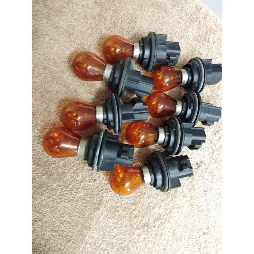 12V PY21W Amber T20 Osram 7507 BAU15s 1141 Original Rear Front Turn Signal Tail Lamp SET ...
