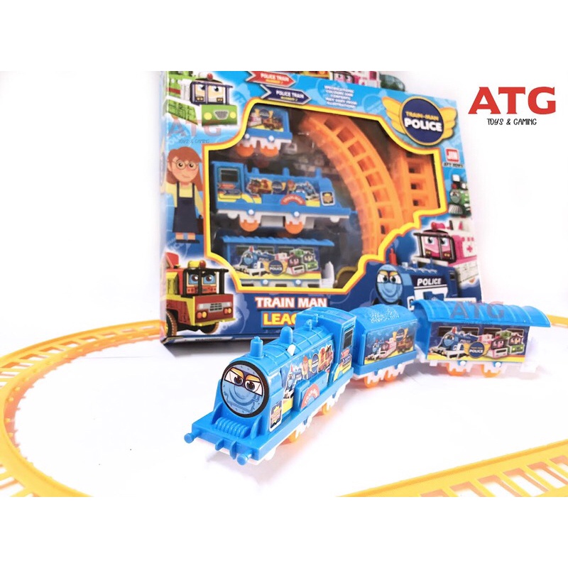 Thomas & Friends Electric Train Set/Poli Police Train Set Railway ...