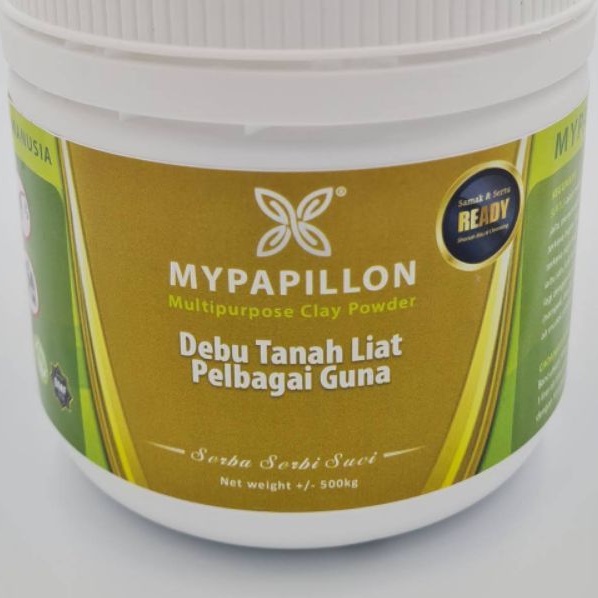 MYPAPILLON (300g/500g) Debu Tanah Liat Pelbagai Guna Clay Powder Samak ...