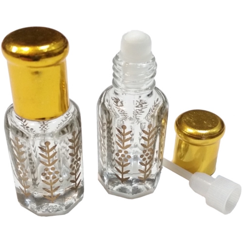 3ml 12ml Botol Kosong Empty Bottle Vial Attar Minyak Wangi Bottle Glass ...