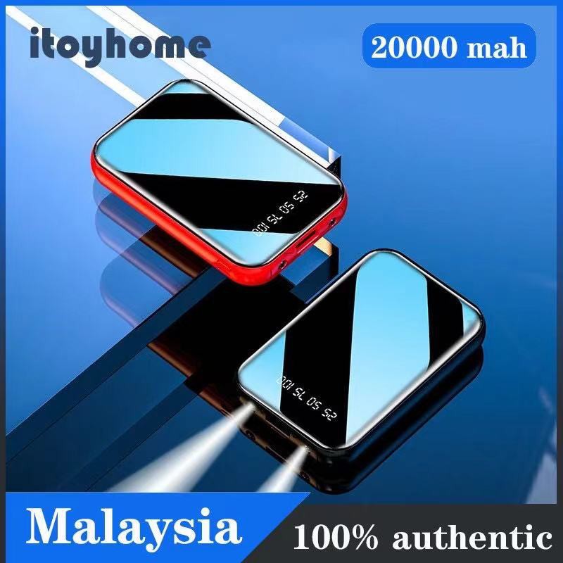 Mini high-capacity power bank 20000 mAh, compact, light, fast charging ...