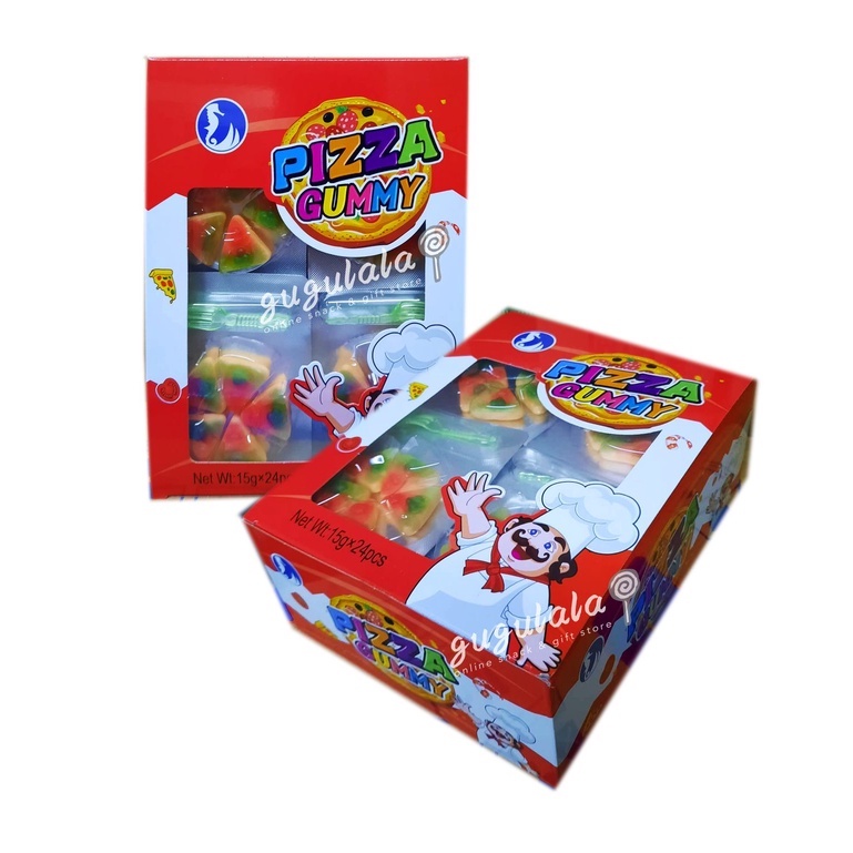 Pizza Gummy Candy 15g x 24pcs | Shopee Malaysia