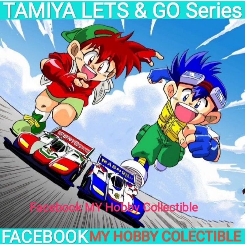 TAMIYA Sonic Magnum Lets & Go Series Vintage Japan Fully Cowled Series ...
